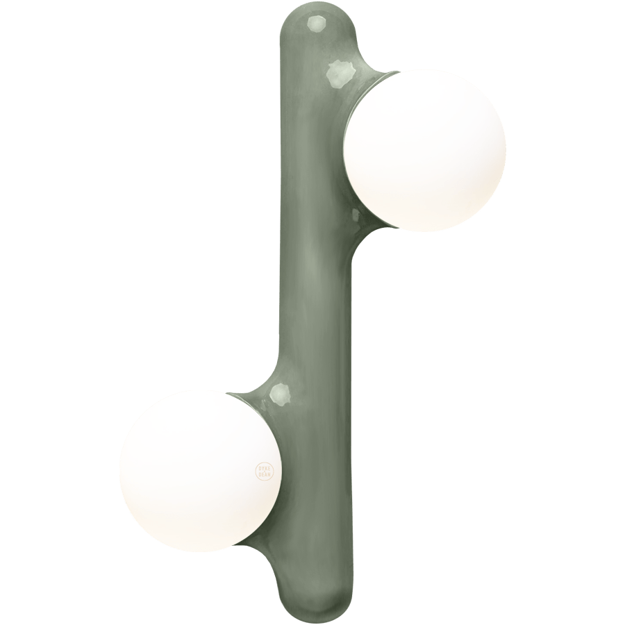 PRICKLY PEAR DOUBLE WALL LIGHT GLOBE BLACK - DYKE & DEAN