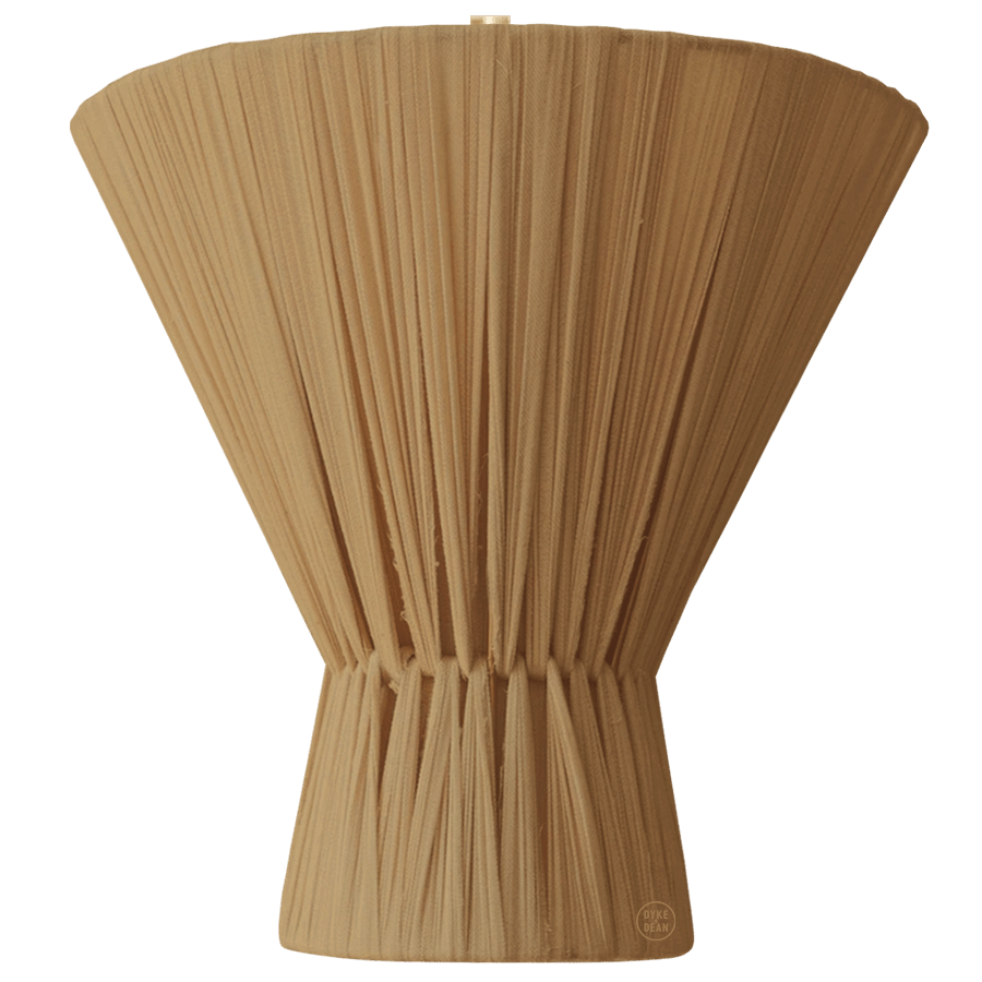 LUNA OFF WHITE LINEN LIGHT SHADE 50CM - DYKE & DEAN