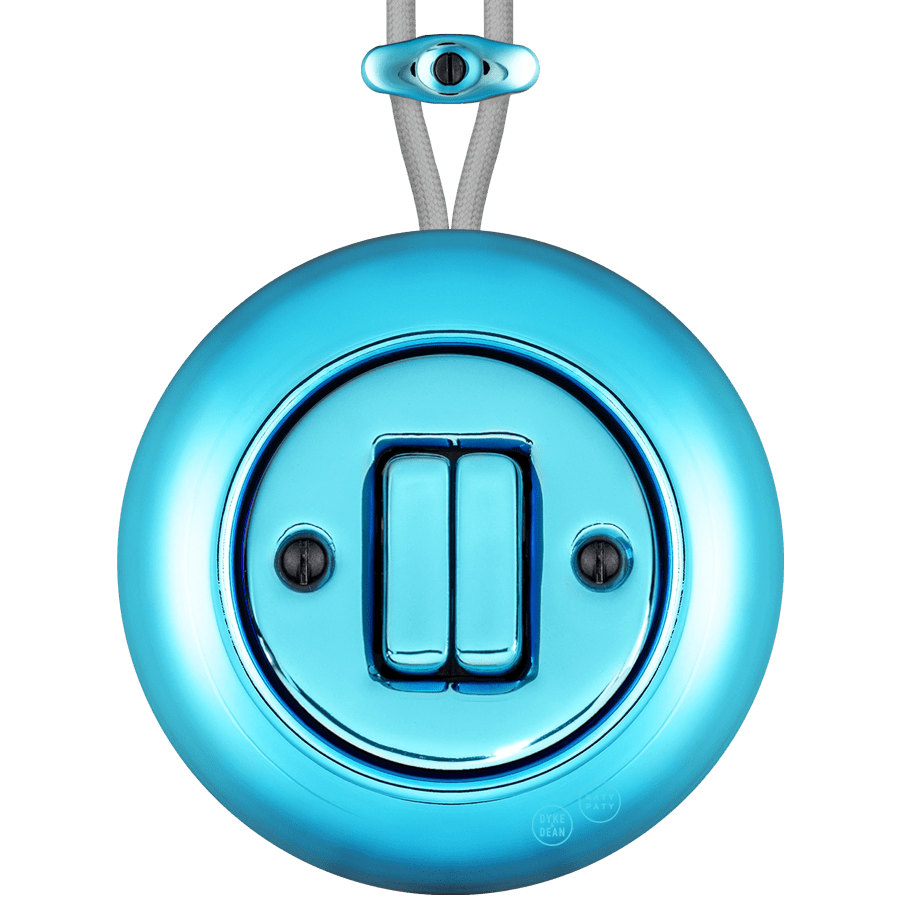 PORCELAIN KATY PATY COLONA ROUND SURFACE MOUNTED DOUBLE SLIM BUTTON ...