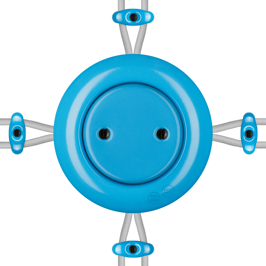 PORCELAIN KATY PATY COLONA ROUND SURFACE MOUNTED JUNCTION BOX AZURE ...