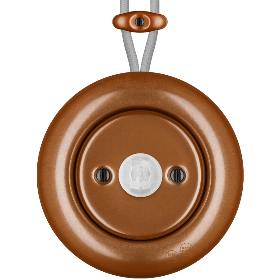 PORCELAIN KATY PATY COLONA ROUND SURFACE MOUNTED MOTION SENSOR COPPER ...