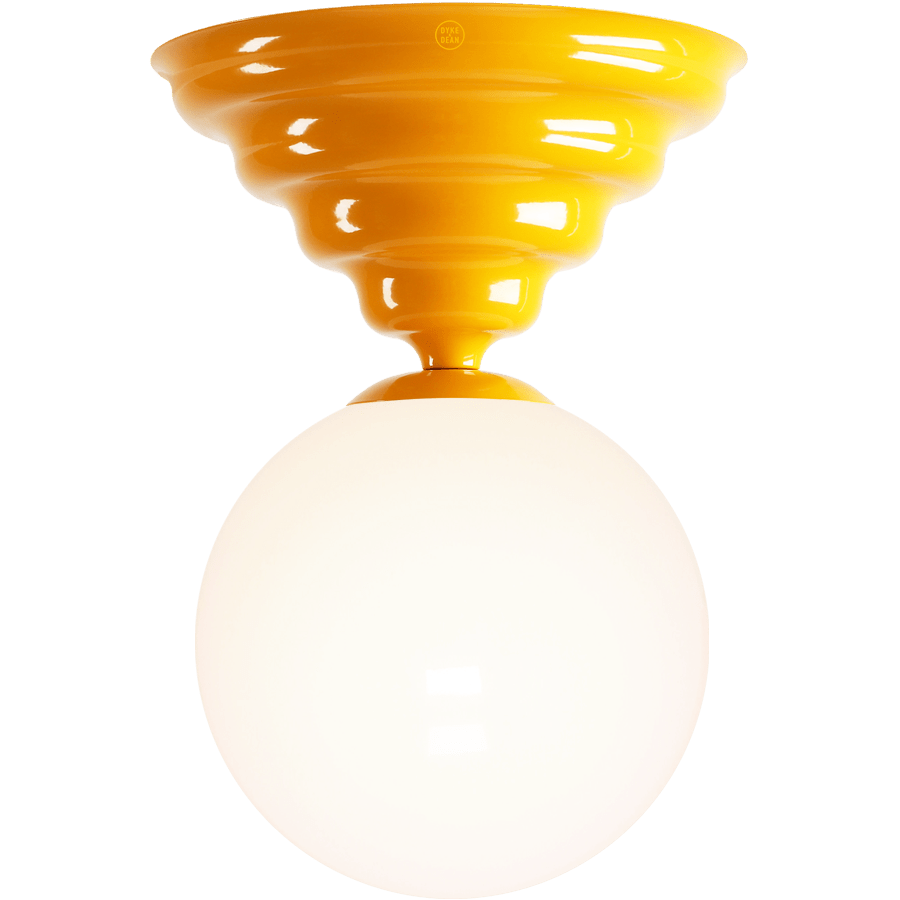 WAVE FIXED CEILING LAMP YELLOW MEDIUM - DYKE & DEAN
