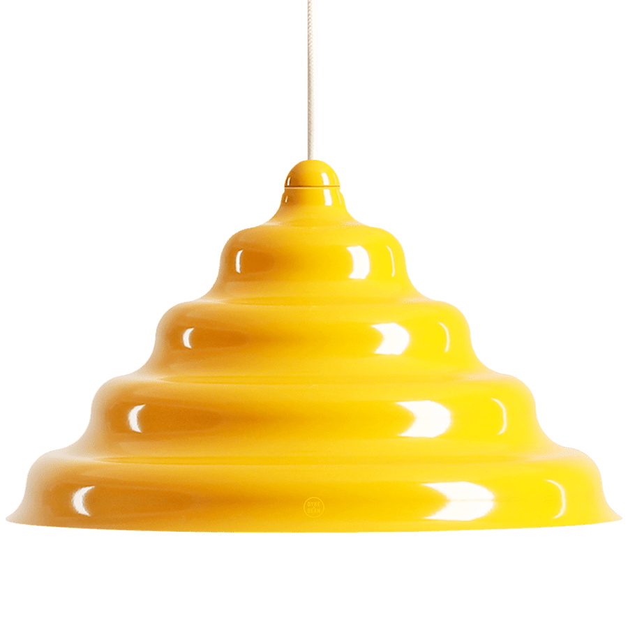 WAVE HANGING PENDANT LAMP YELLOW L - DYKE & DEAN