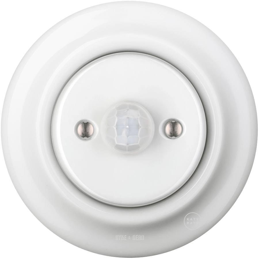 PORCELAIN WALL CABLE MOTION SENSOR WHITE - DYKE & DEAN